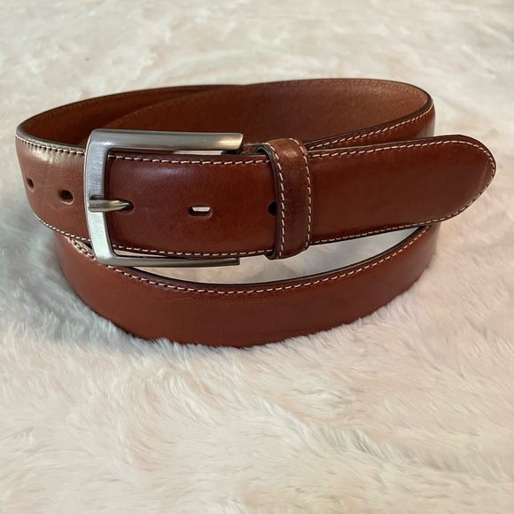 Peruzzi | Accessories | Peruzzi Italian Leather Mens Brown Belt With ...